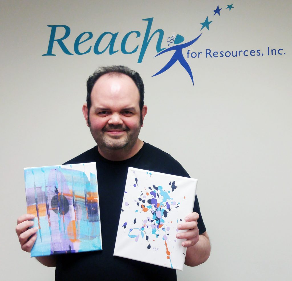 Matt Shares Love of Art with Reach - Reach For Resources